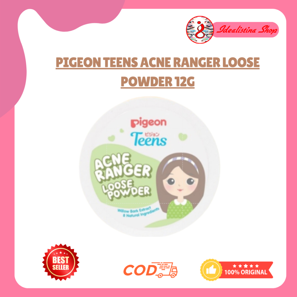Jual Pigeon Teens Acne Ranger Loose Powder 12g | Shopee Indonesia