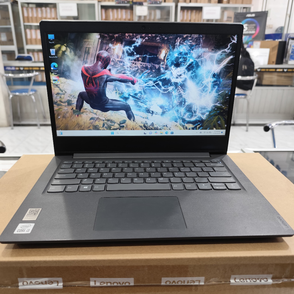 Jual Lenovo V14 Core i3 gen 10 RAM 4GB SSD 256GB Windows 11 Layar 14" Slim 3jutaan Like New ...