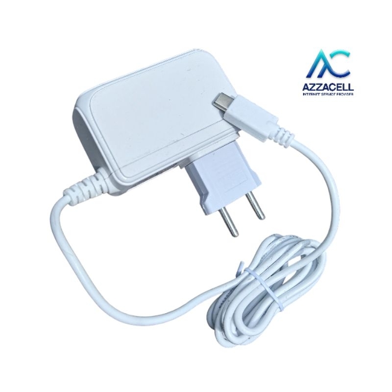 Jual power adaptor tipe c 12v 2a eu atau gepeng warna putih | Shopee ...