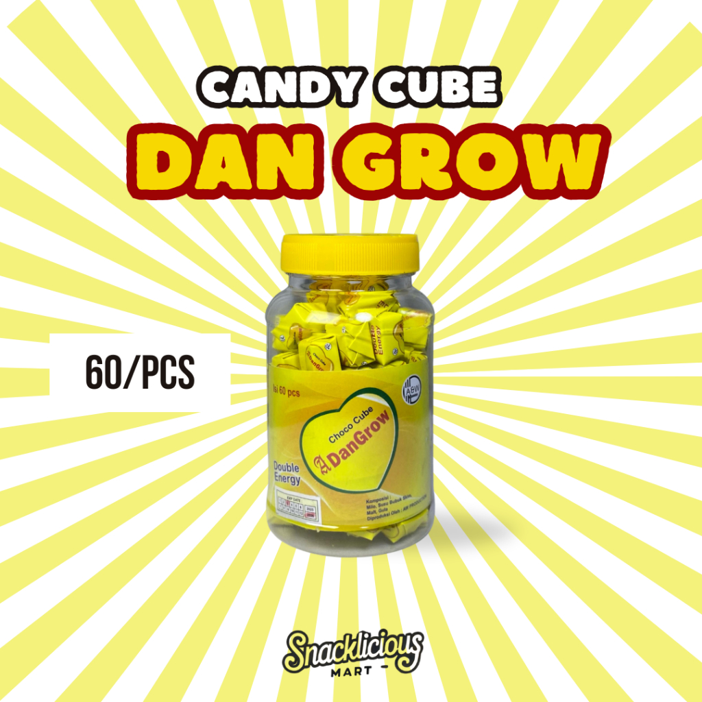 Jual Permen DAN GROW(Candy Cube) Isi 60 PCS | Shopee Indonesia
