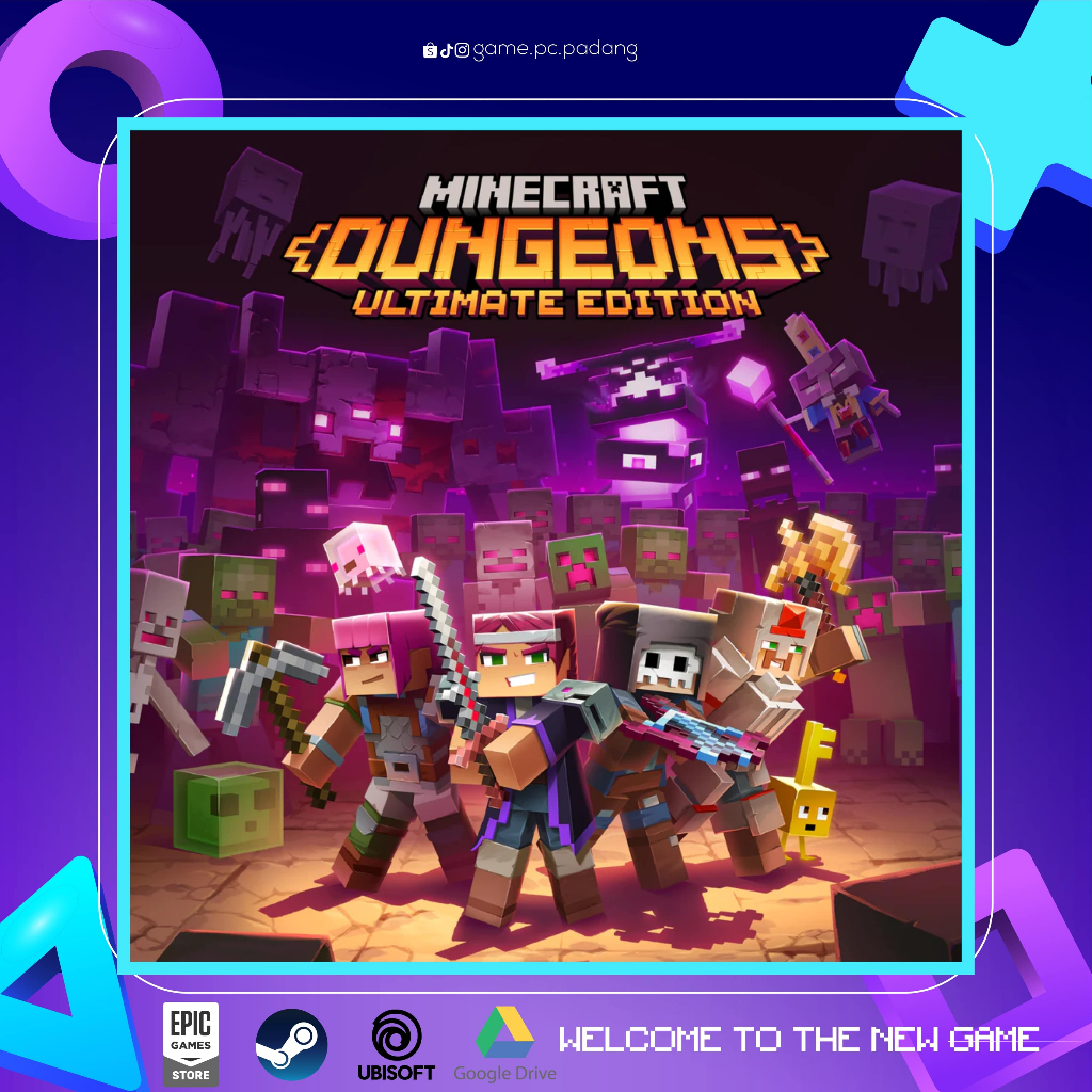 Jual Minecraft Dungeons Ultimate Edition / Game Minecraft Dungeons PC ...