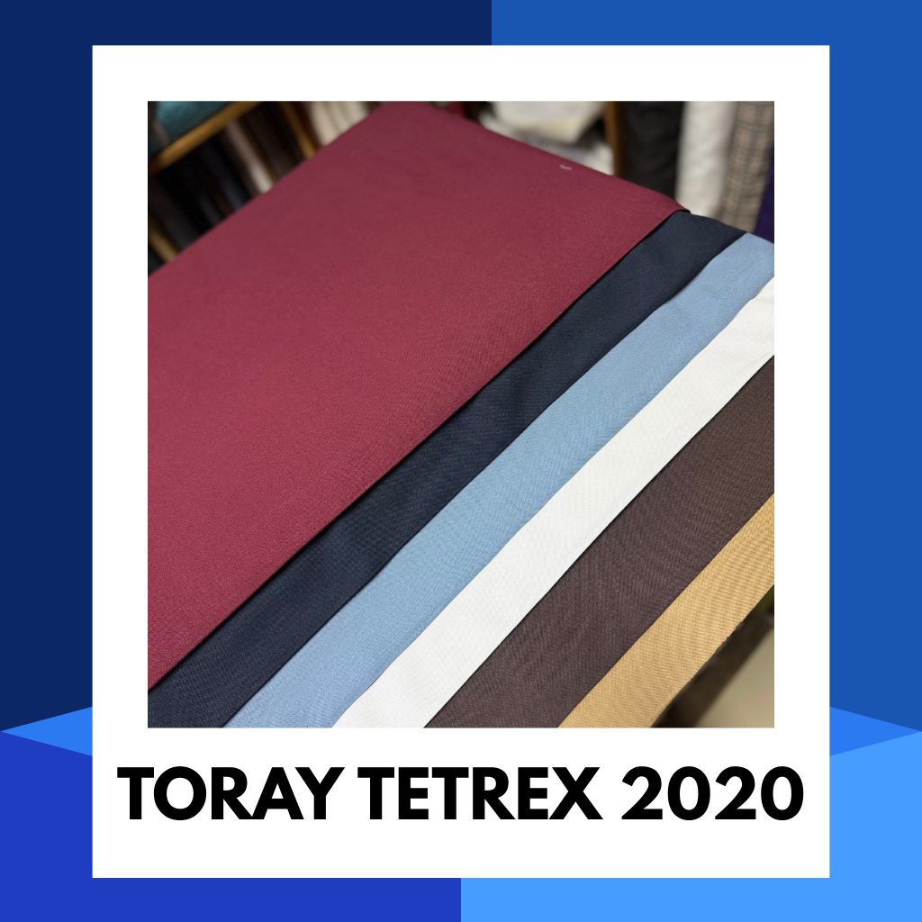 Jual KAIN TORAY TETREX 2020 BAHAN BERSERAT HALUS UNTUK SERAGAM SEKOLAH ...