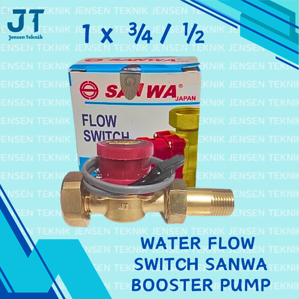 Jual Water Flow Switch Sanwa Booster Pump 1x 3/4" | 1/2" Original | Shopee Indonesia