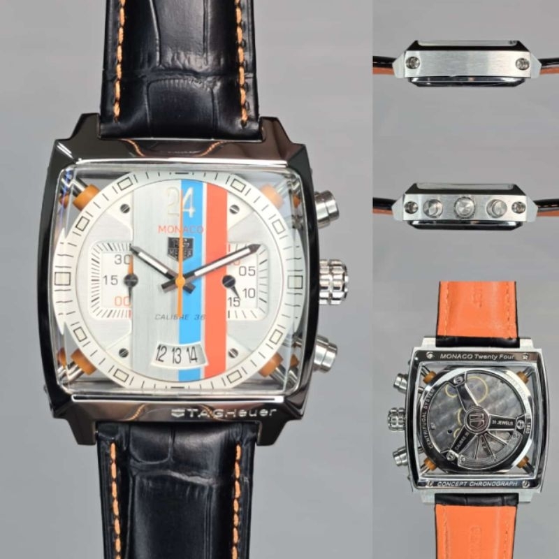 Jual JAM TANGAN PRIA TAG HEUER MONACO CALIBRE 36 QUARTZ JAPAN SUPER ...