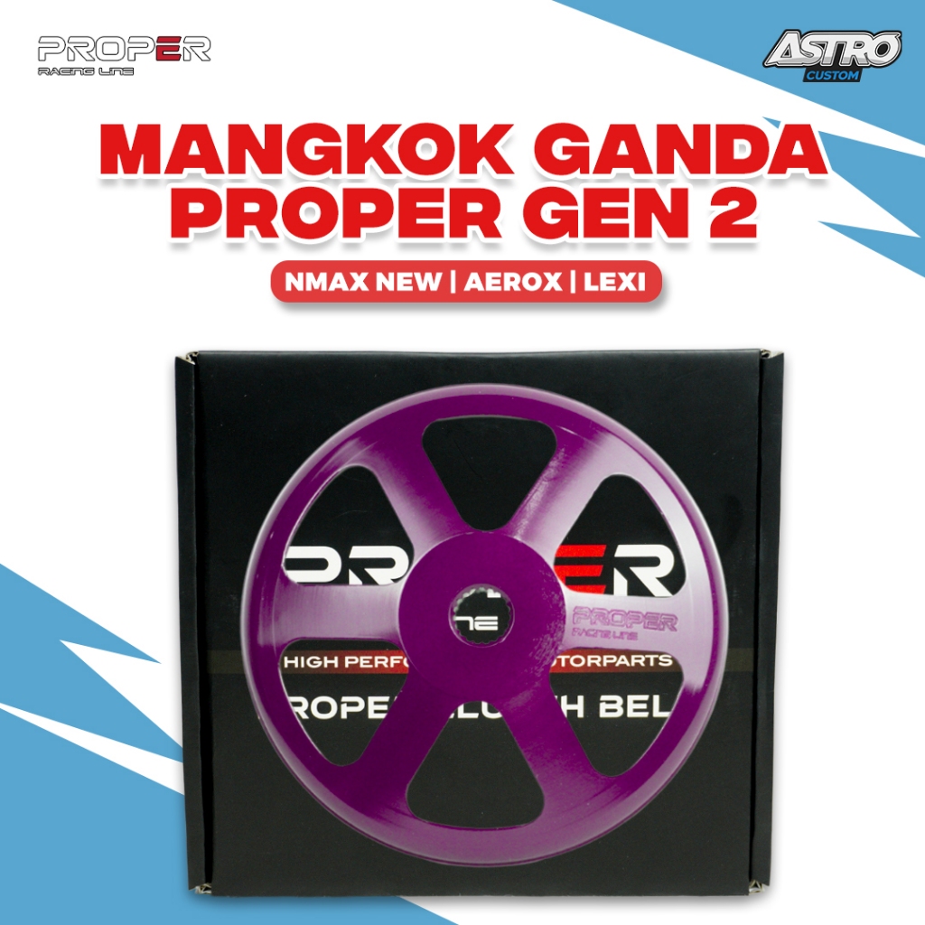 Jual Mangkok Kampas Ganda Proper Gen 2 Nmax 155 Aerox 155 Lexi 125 ...