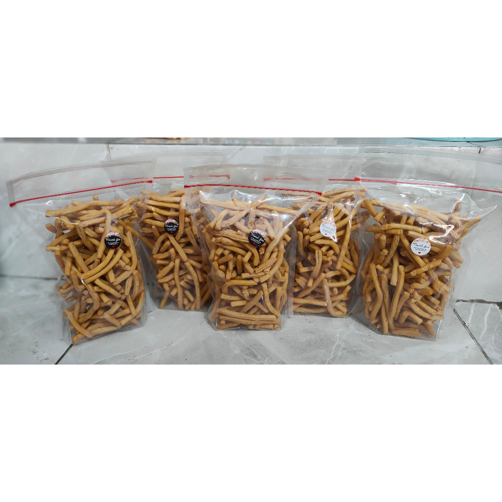 Jual Stik Krupuk / Stick Kerupuk Rasa Bawang Gurih Renyah Empuk kemasan ...