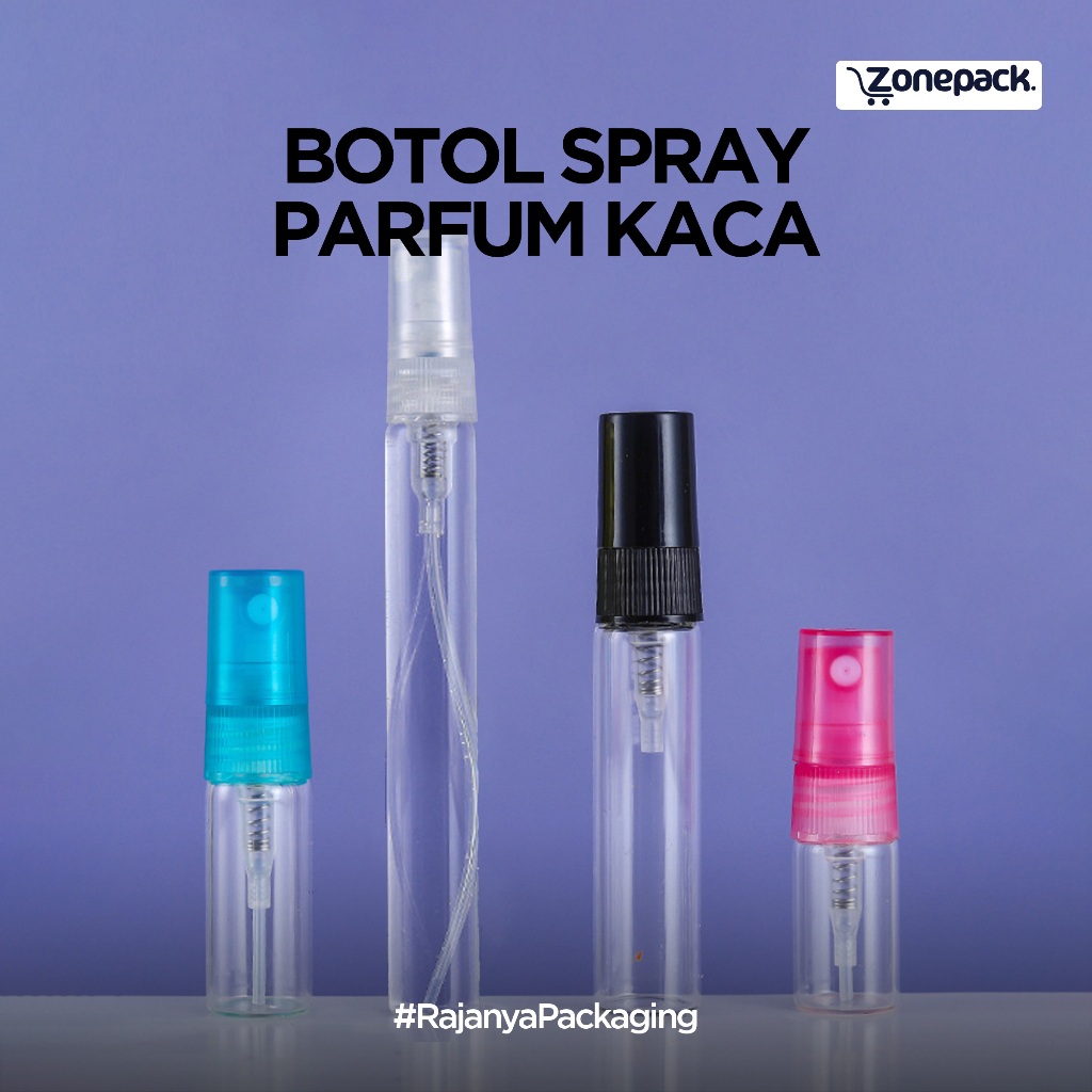 Jual Botol Spray Refill Parfum 2 ML 5 ML 10 ML | Spray Tutup Plastik ...