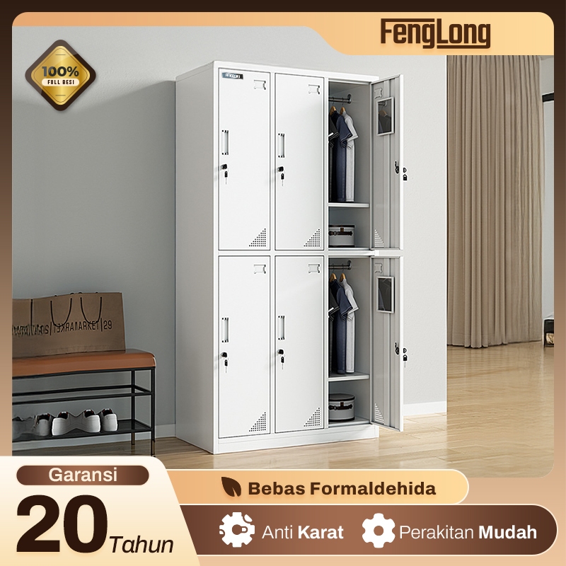 Jual FENG LONG LEMARI LOKER BESI LOKER KARYAWAN LOKER KABINET LOKER ...