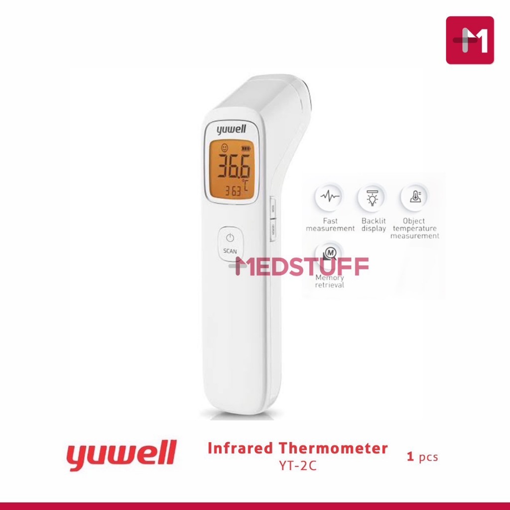 Jual Termometer Yuwell YT 2C Thermometer Head Yuwell Infrared YT2C ...