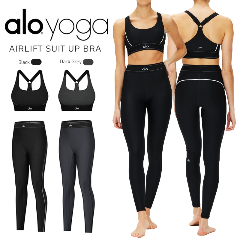Jual 100% ORIGINAL ALO YOGA AIRLIFT SUIT UP BRA HIGH-WAIST LEGGING PAKAIAN YOGA READY STOCK ...