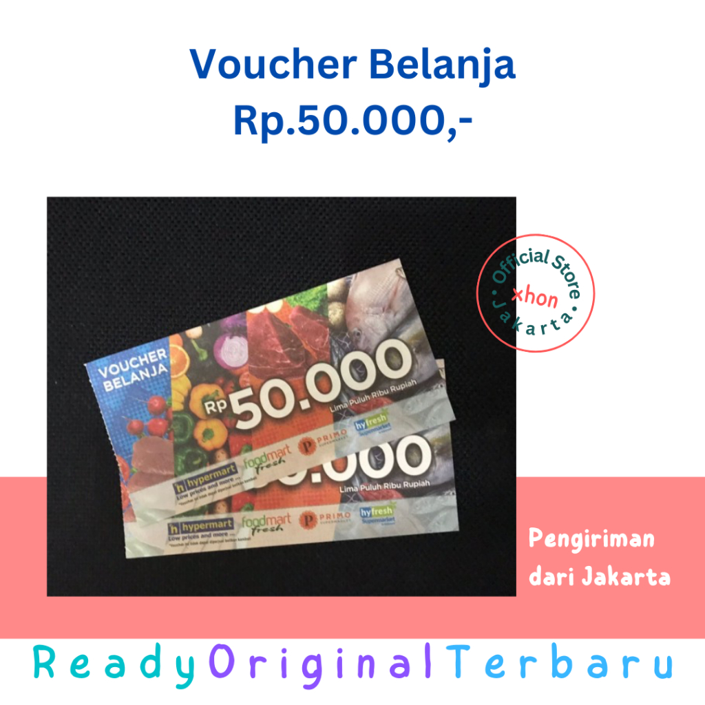 Jual [ORIGINAL] Voucher Hypermart | Voucher Foodmart Fresh | Voucher ...