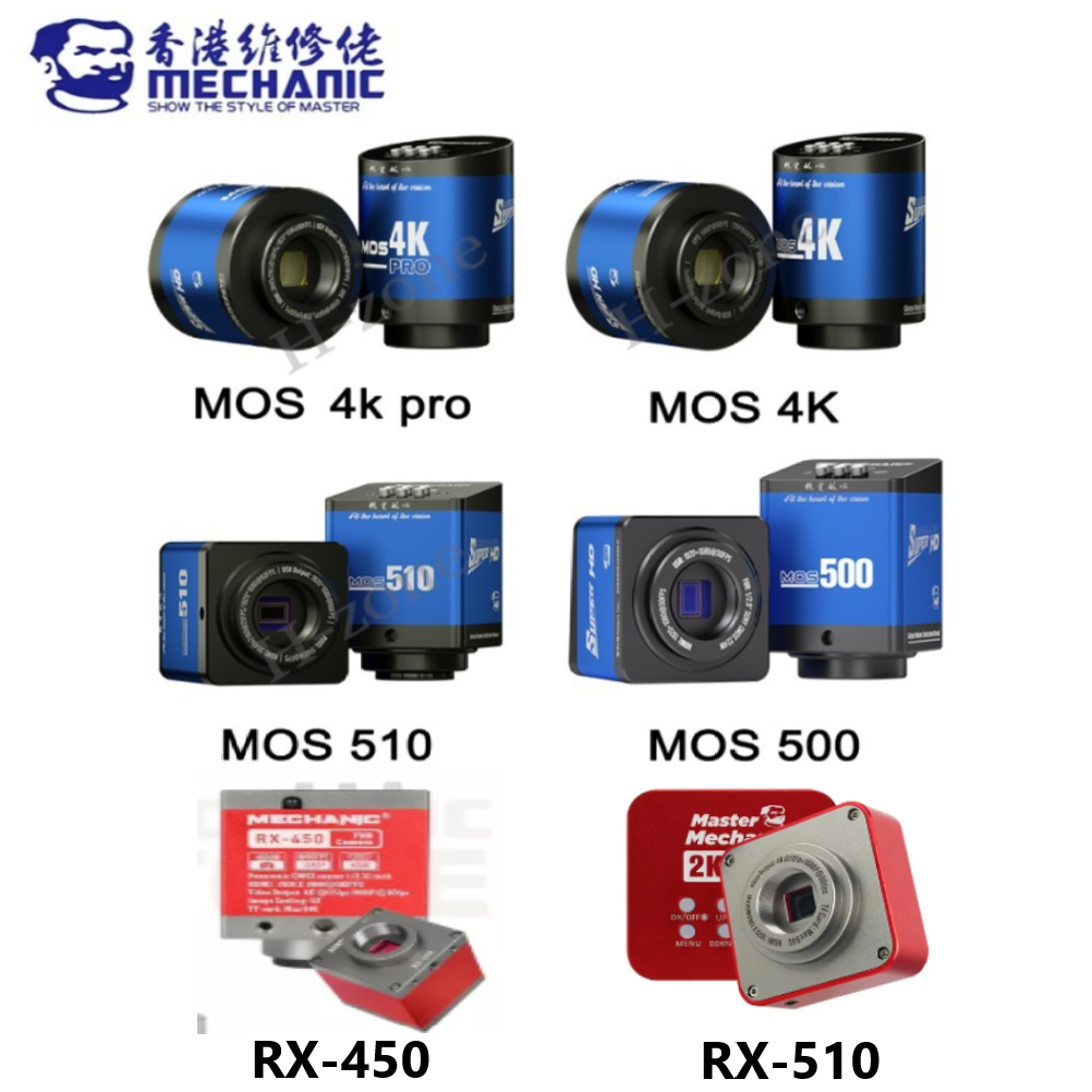 Jual Kamera Microscope Mechanic RX-510 RX-450 Mechanic Mos 4K Pro / MOS ...
