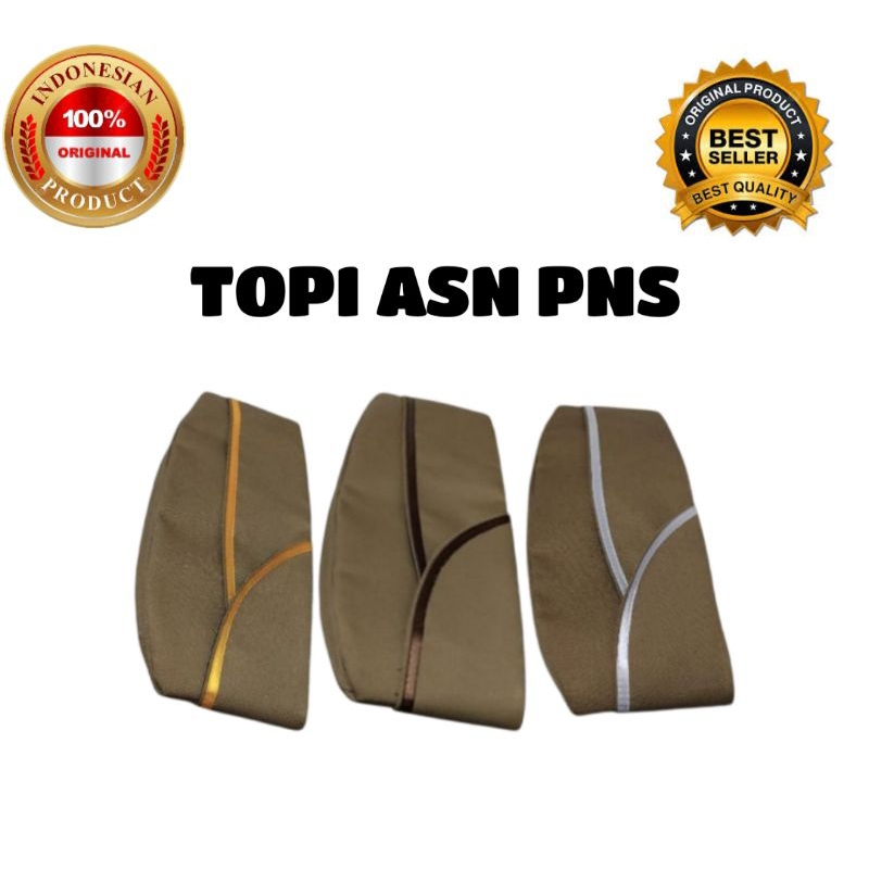 Jual Topi Pns Muts mut Muts Peci ASN Pegawai Negeri | Shopee Indonesia