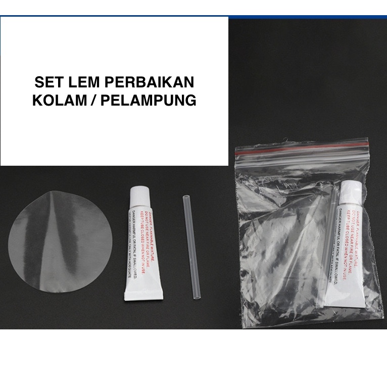 Jual C.O.D Lem Set Cair Untuk Kolam Renang PVC Bocor / Pelampung / Ban ...