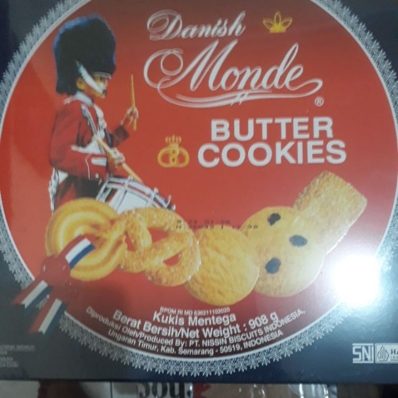 Jual Monde Butter Cookies 908gram | Shopee Indonesia