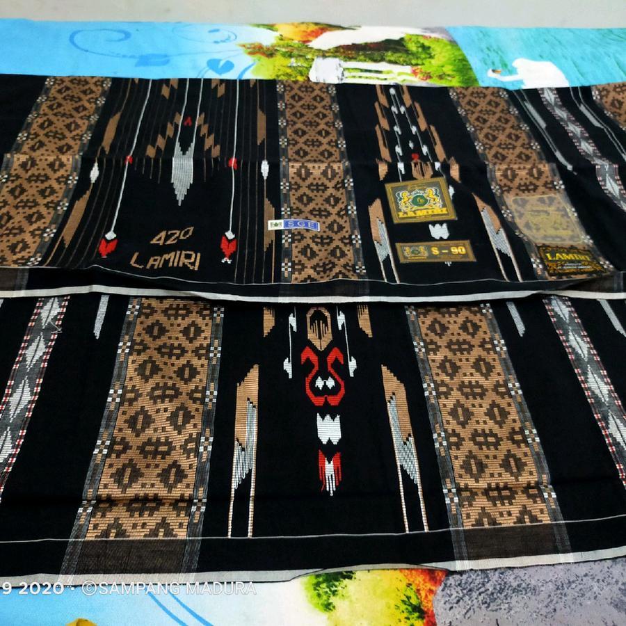 Jual SARUNG LAMIRI SONGKET SGE 50 SUTRA JAHIT TENGAH - songket oren ...