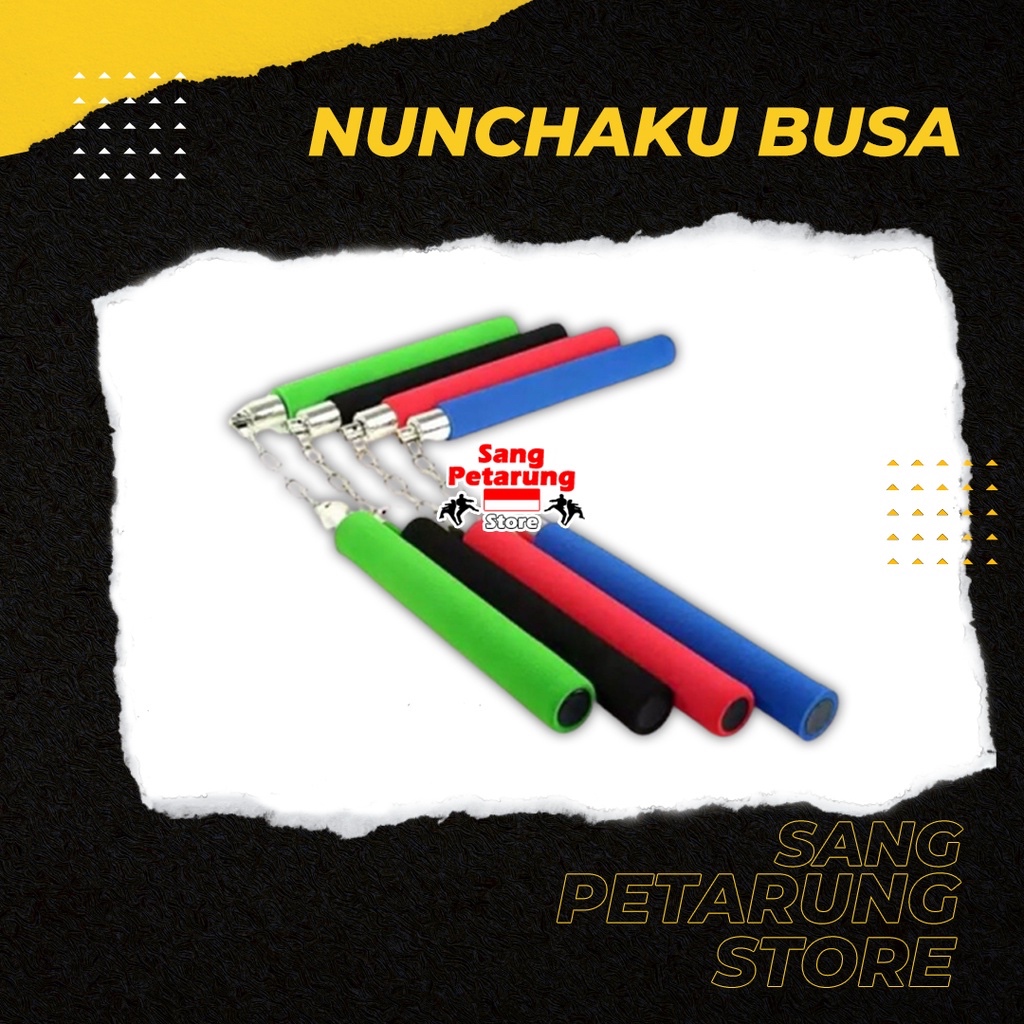 Jual Double stik busa/ Nunchaku busa / Ruyung Model Busa dobel stik ...