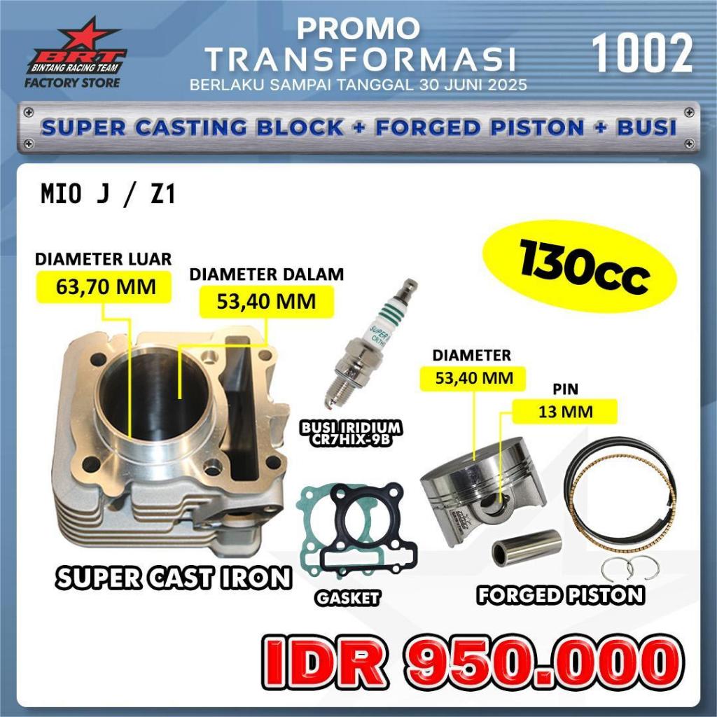 Jual Brt Super Casting Block + Forged Piston + Busi 130cc | Shopee ...