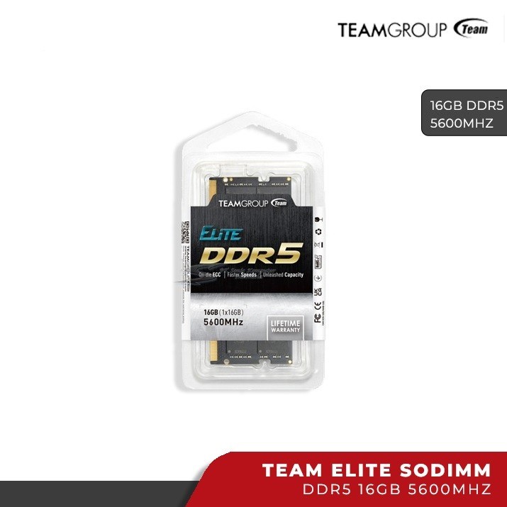 Jual Ram Laptop Team Group Elite DDR5 16Gb 5600Mhz -Memory Laptop ...