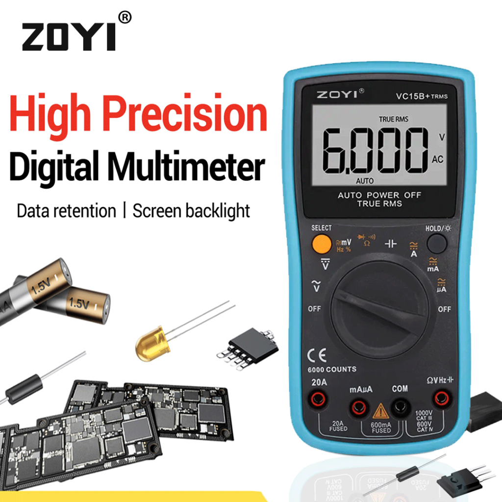 Jual ZOYI VC15B+ Auto Multimeter Digital / Multitester / Avometer ...