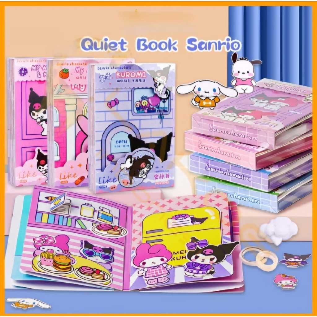 Jual DIY Busy BOOK Paper Book Paper Doll Mainan SANRAYA buku mainan ...