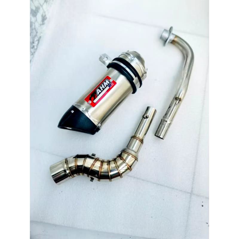 Jual AHM Canister Exhaust Pipe Big Elbow Wave 125 Xrm 125 Rs 125 Fury ...