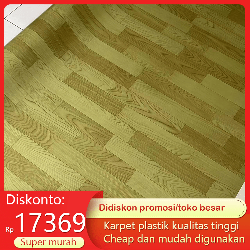 Jual Karpet Lantai Plastik Vinyl Gulungan Waterproof Tebal 1m x 1m 0.7MM | Shopee Indonesia