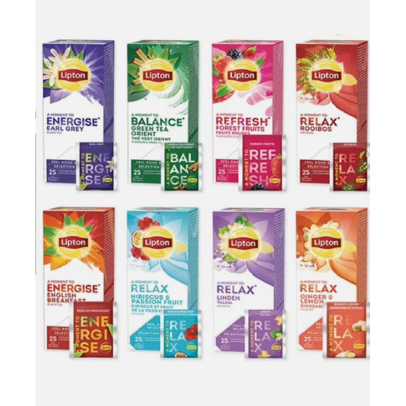 Jual Lipton Balance Green Tea Relax Energise Earl Grey Infusion Tea ...