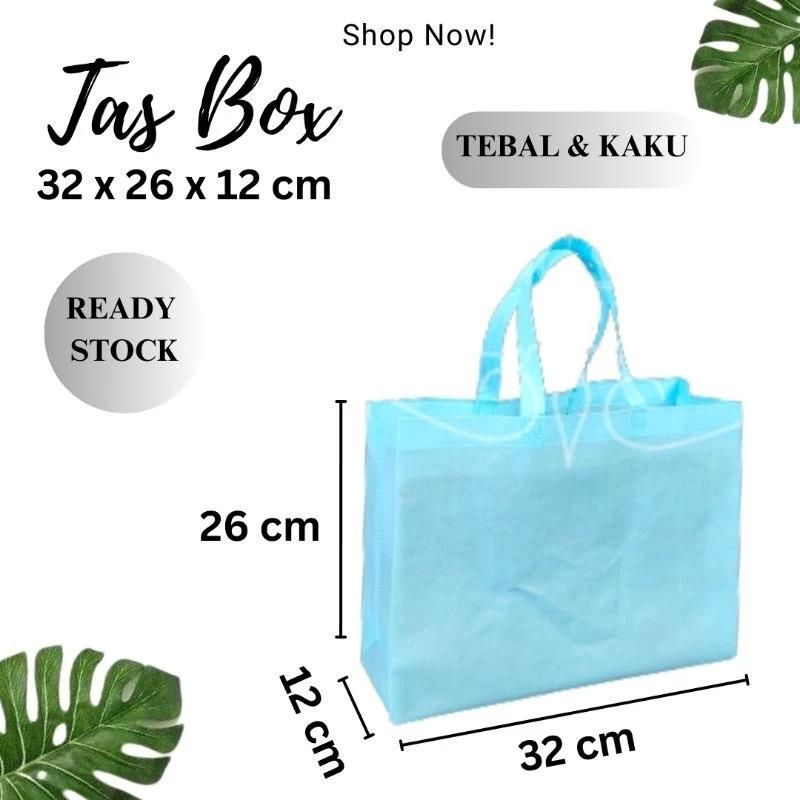Jual Tas Spunbond Model Box 32x26x12 cm / Tas Box Souvenir / Tas ...
