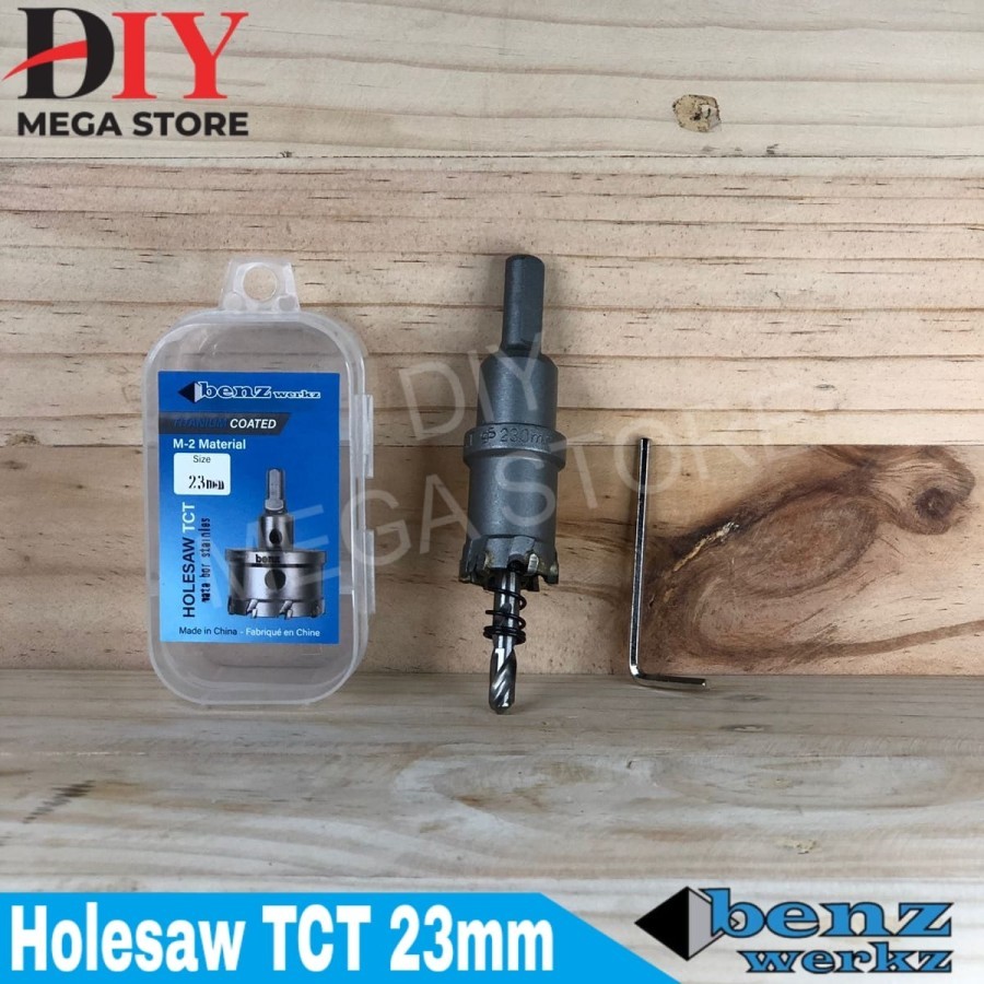 Jual Mata bor plong besi, metal, kayu benz werkz mata bor holesaw TCT ...