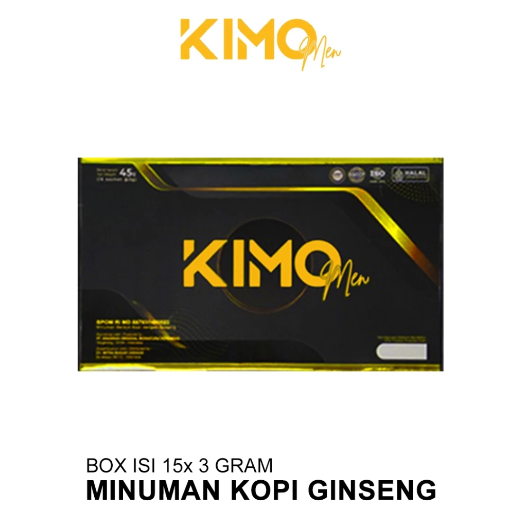 Jual Kimo Minuman Serbuk - Suplemen Rasa Kopi dan Ginseng 15 Sachets (1 ...