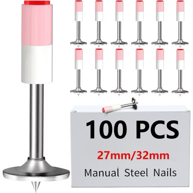 Jual 100 Pcs Isi ulang Paku Beton Stampset Paku Washer Paku Refil ...