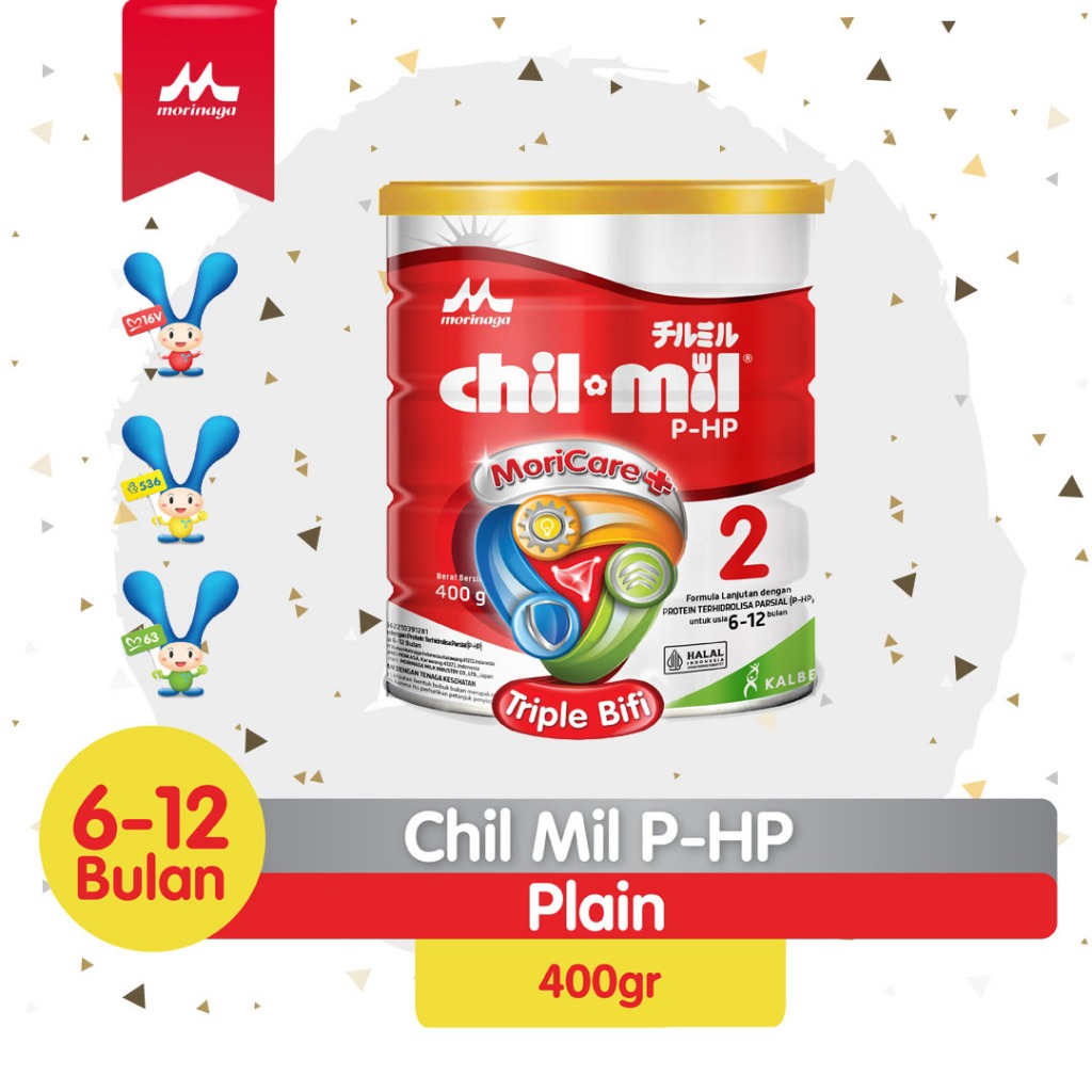 Jual Morinaga Chil Mil PHP 400gr - Chil Mil P-HP Susu Formula Usia 6-12 ...