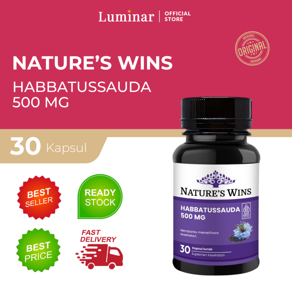 Jual NATURE'S WIN HABBATUSSAUDA 500mg ISI 30 KAPSUL LUNAK - SUPLEMEN ...