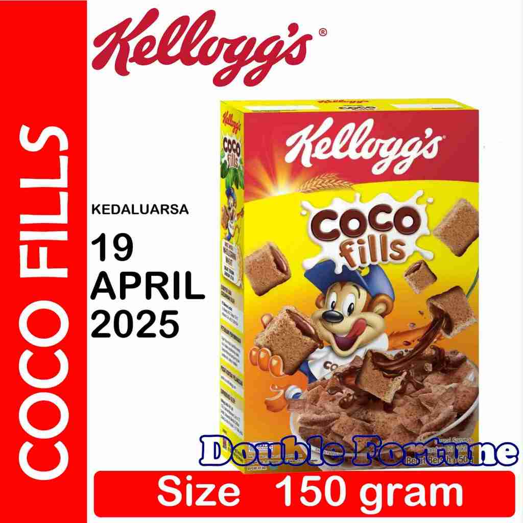 Jual KELLOGG`S COCO FILLS CEREAL Sarapan Gandum Isi Cokelat KELLOGS ...