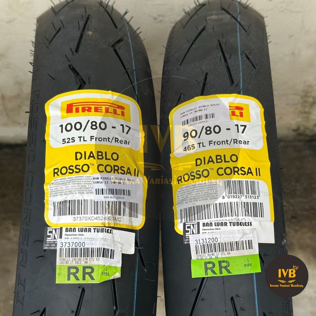 Jual Ban Pirelli Diablo Rosso Corsa 2 Ring 14 90/80 Dan 17 110/70 (Original) | Shopee Indonesia