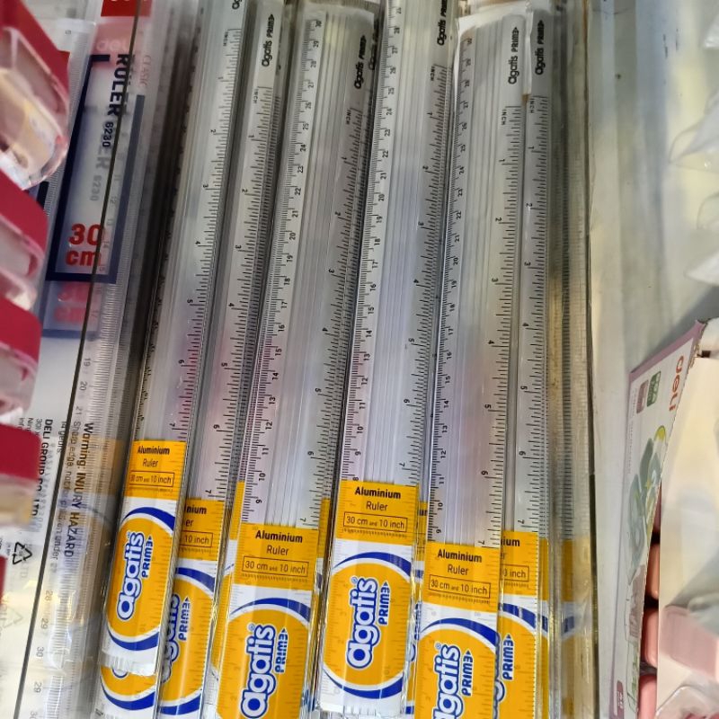 Jual Agatis Aluminum Ruler / Penggaris Aluminium (30 Cm) | Shopee Indonesia