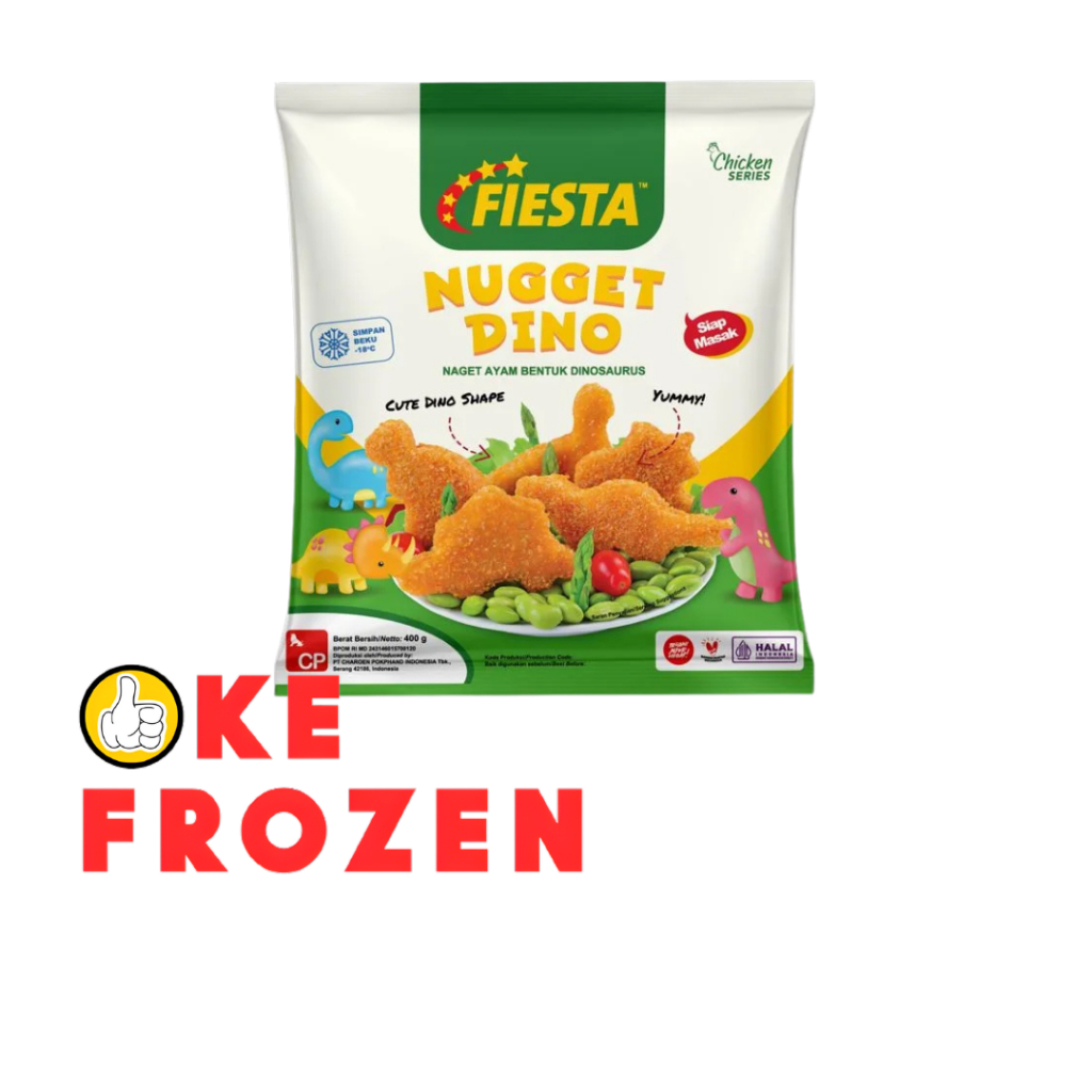 Jual FIESTA CHICKEN NUGGET DINO 400 GR | Shopee Indonesia