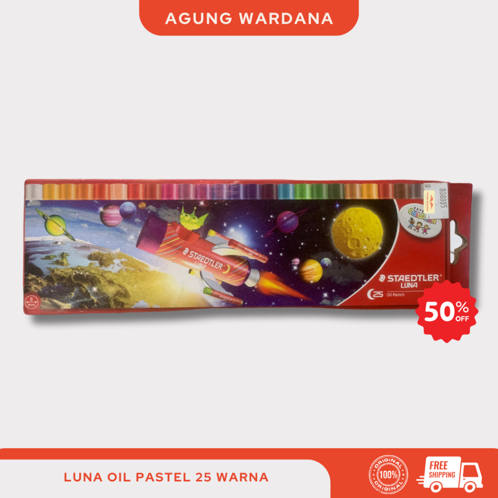 Jual STAEDTLER LUNA OIL PASTEL CRAYON 12 DAN 25 WARNA | Shopee Indonesia