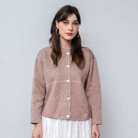 Jual Asiro Arcila Top Knitwear Outerwear Atasan Wanita Kasual | Shopee ...