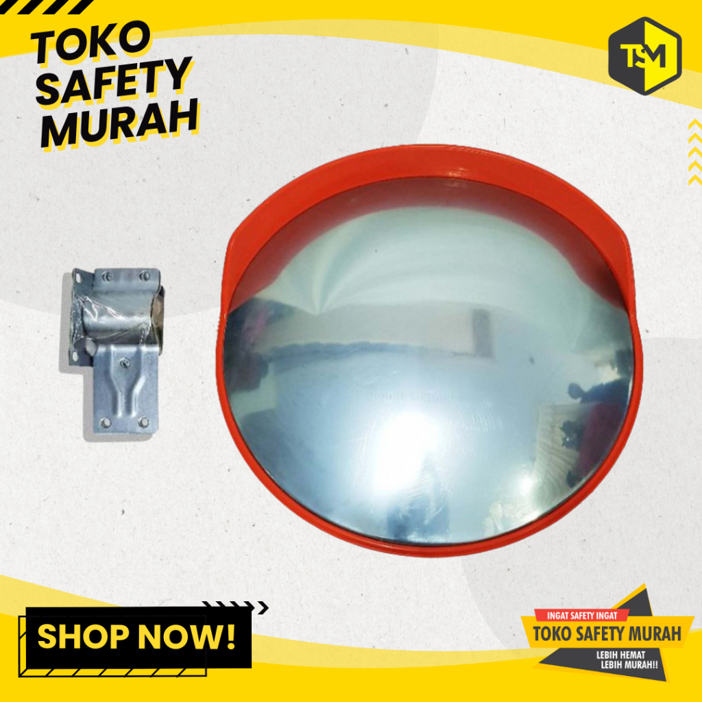 Jual Convex Mirror Kaca Cembung 45 cm Outdoor Cermin Kecil Simpang ...