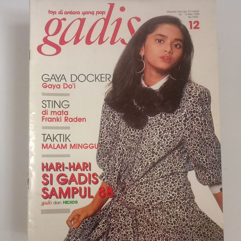 Jual Majalah Gadis Tahun 1988 Cover Kemenangan Mareta Artuti | Shopee Indonesia