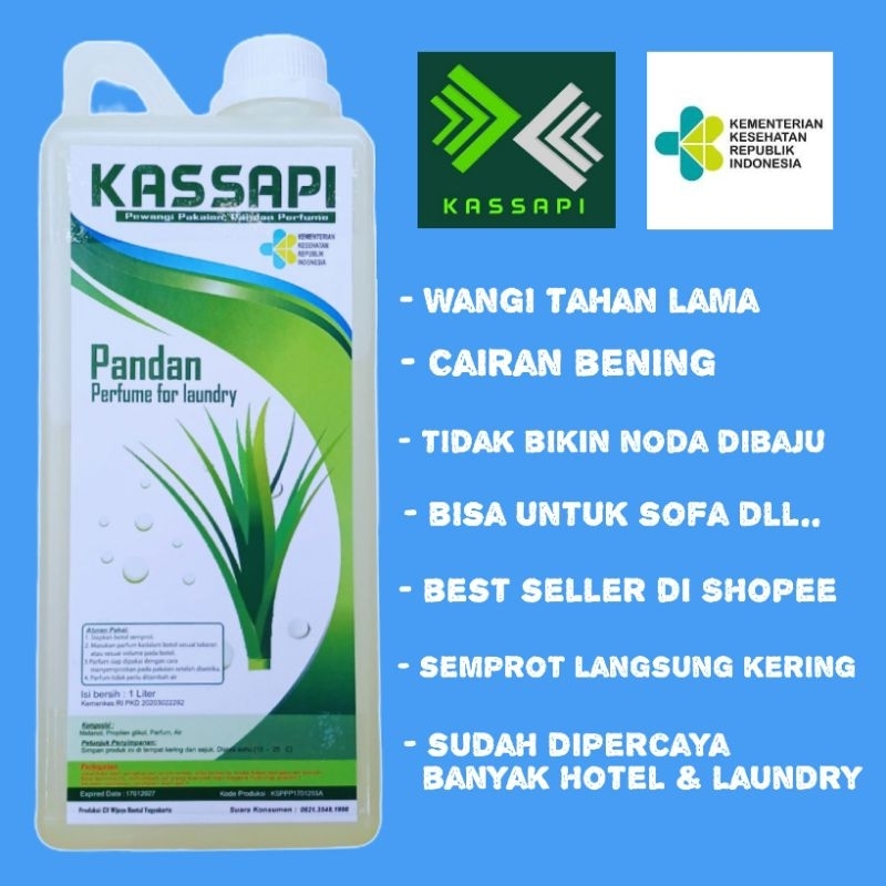 Jual pewangi / parfum laundry kassapi pandan | Shopee Indonesia