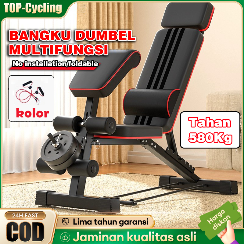 Jual Anchi Ready stock Dumbbell bench Sit Up Bench Alat Olahraga ...