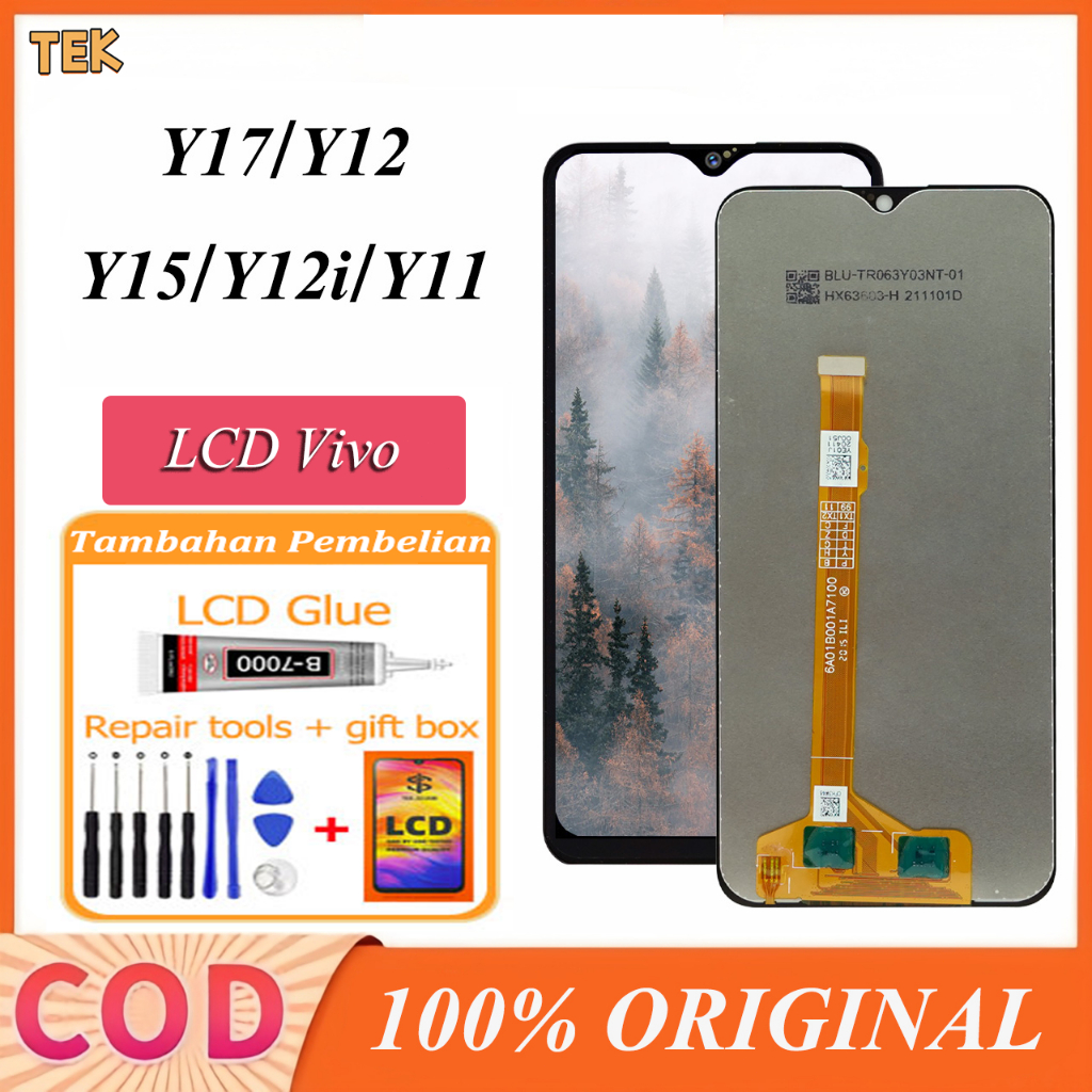 Jual LCD ViVO Y17 Y12 Y15 Y12i Y11 Fullset Original 100% Layar HP TOUCHSCREEN FULL SET FOR VIVO ...