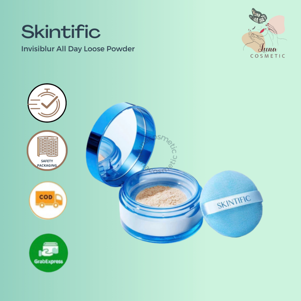 Jual NEW LAUNCH SKINTIFIC- Invisiblur All Day Loose Powder | Shopee ...