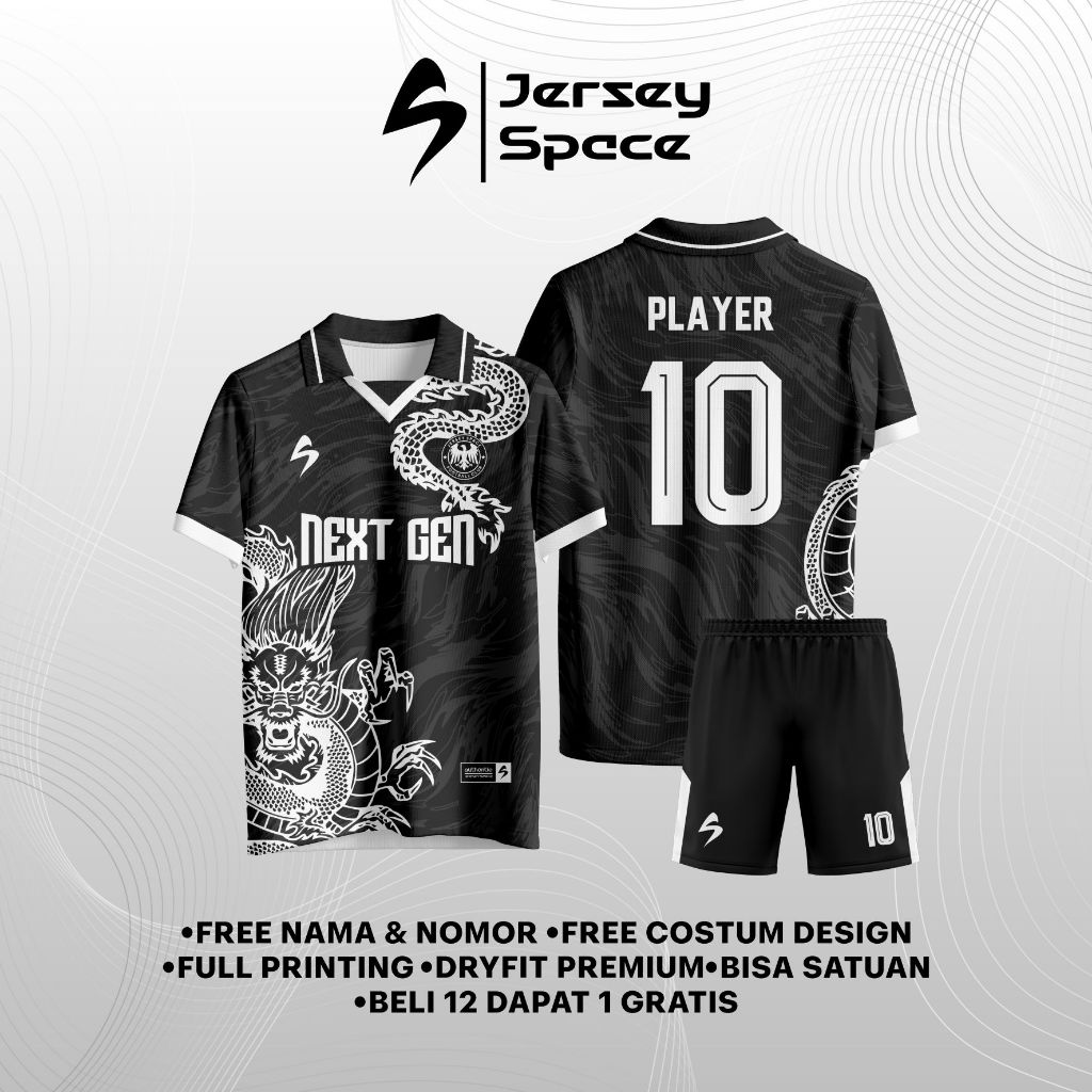 Jual JS75 - Jersey Futsal Jersey Baju Bola Full Printing Free Design Nama Nomor Logo dan Sponso ...