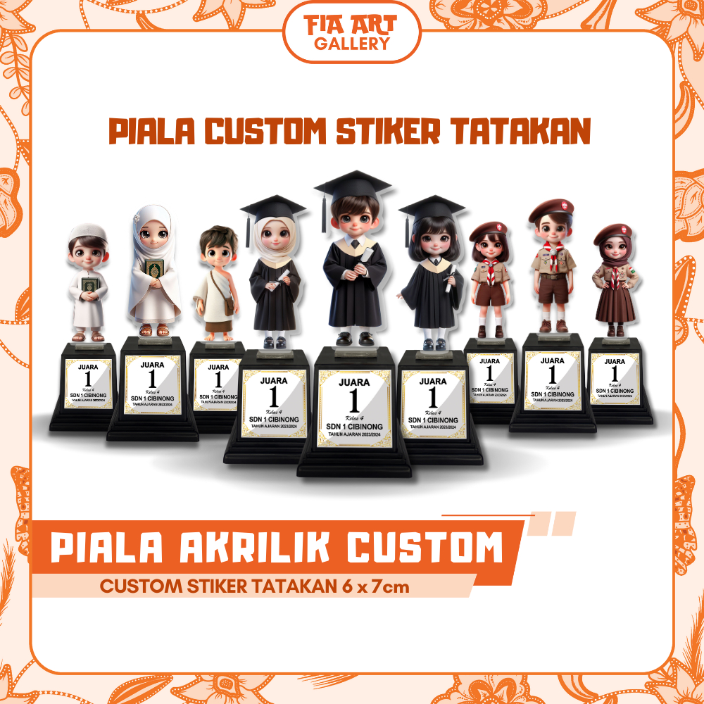 Jual Custom Sticker Tatakan Piala Akrilik Pesantren Kilat Manasik Haji ...