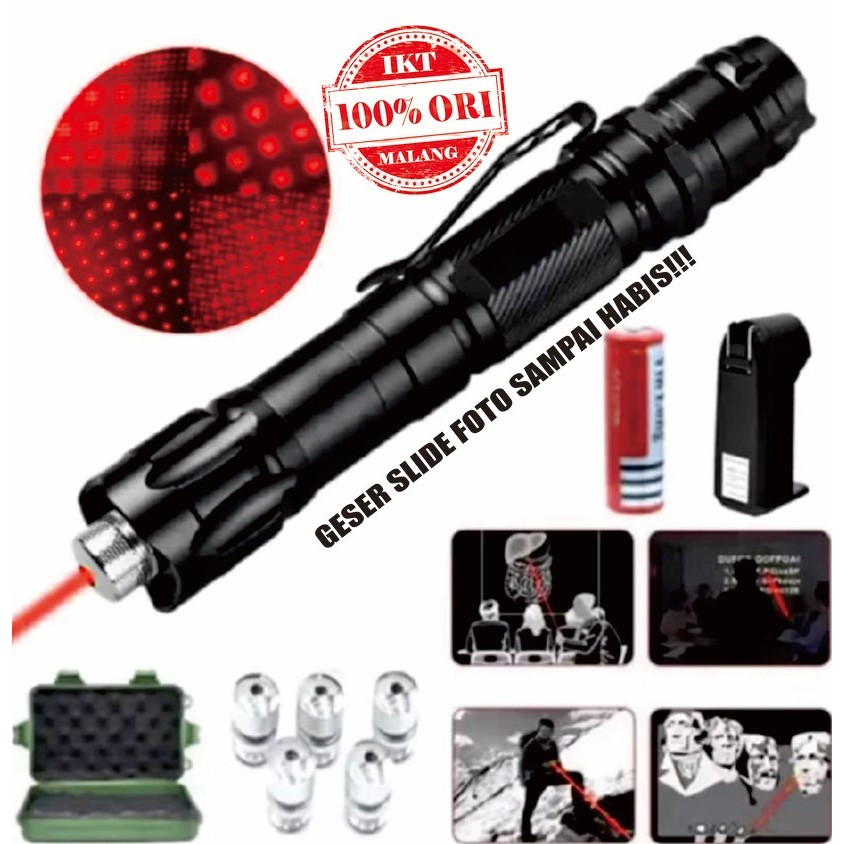 Jual Pointer Laser Merah Original Pabrik Malang Yang Terkenal | Shopee ...