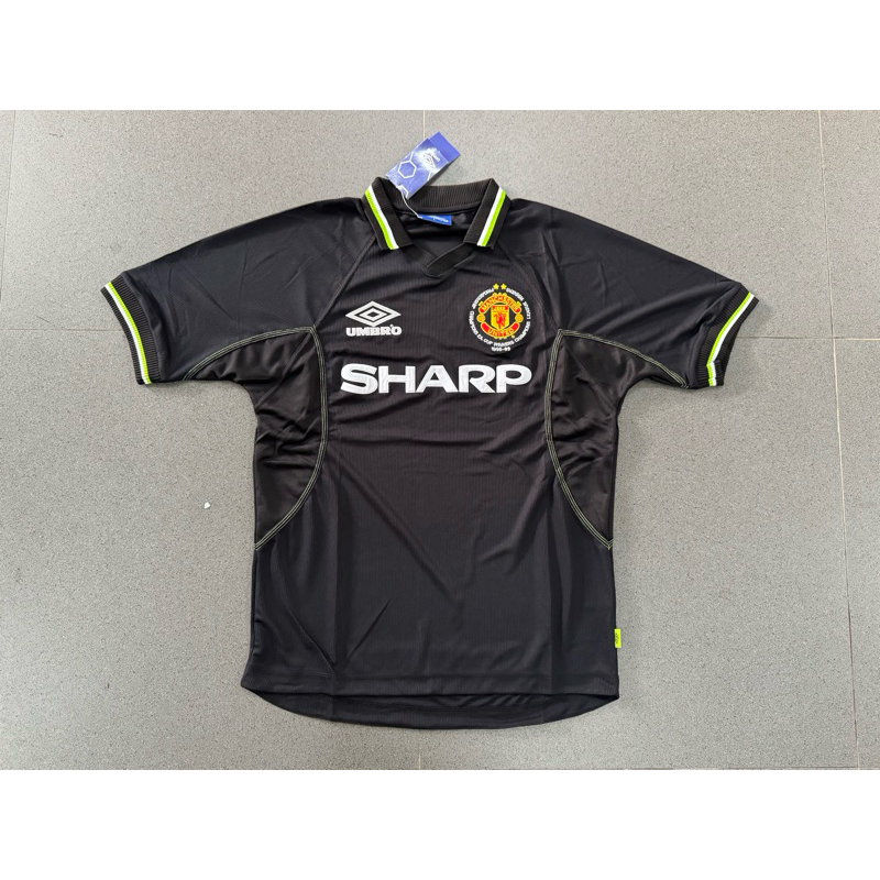 Jual RETRO | JERSEY RETRO MU 3RD BLACK 1999 GRADE ORI | Shopee Indonesia